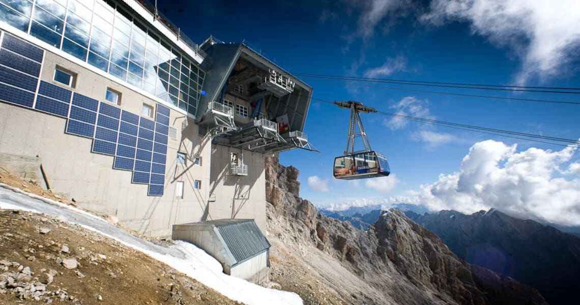 Tiroler Zugspitzbahn - Zugspitze von Österreich